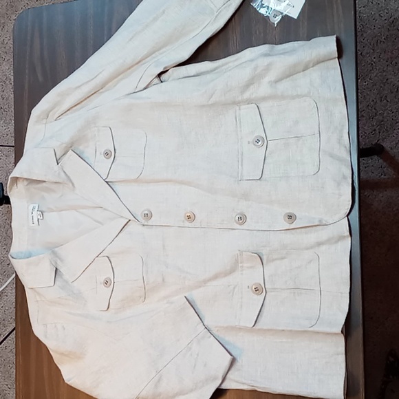 Studio Works | Jackets & Coats | Studio Works Linen Jacket W 4 Front ...